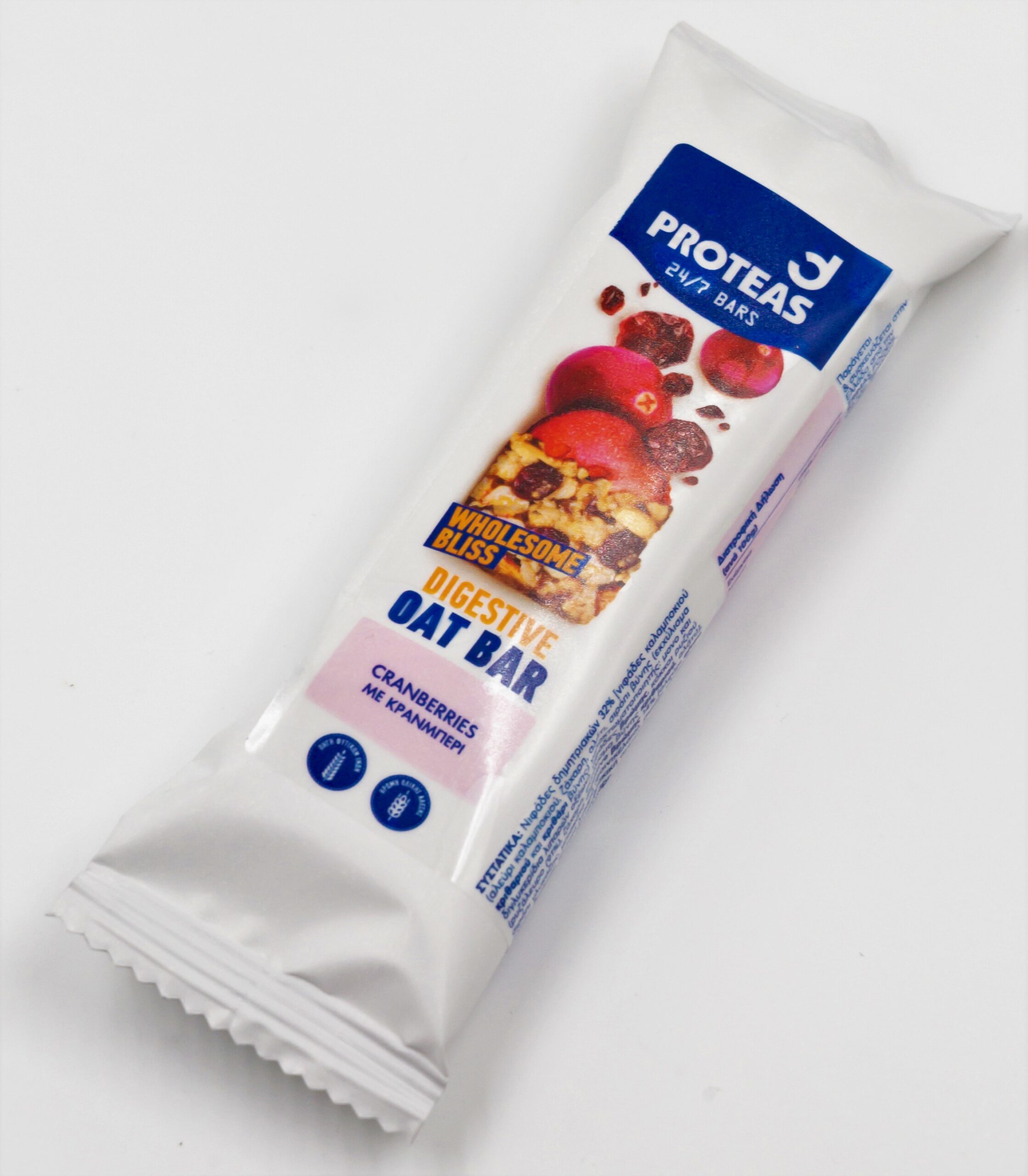 DIGESTIVE OAT BAR cranberries - Proteas Bars